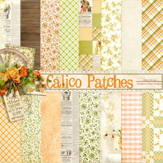 Calico Patches Paper Set