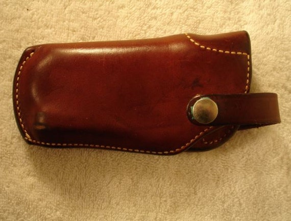 Vintage Leather Pistol Gun Holster Bianchi Cross Draw No. 125