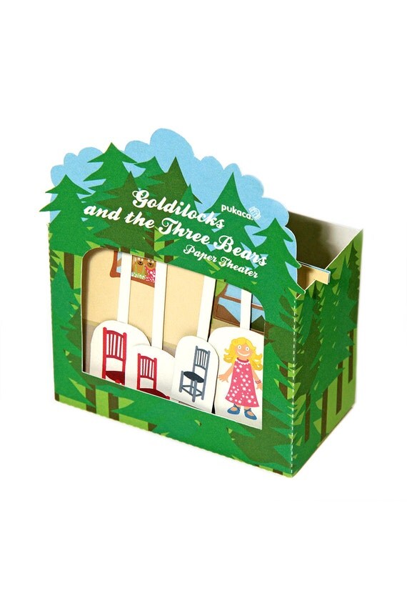 Goldilocks and the Three Bears Paper Theater DIY Paper Craft