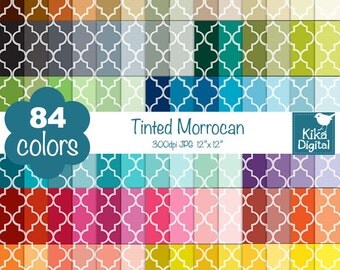 Moroccan tiles paper | Etsy