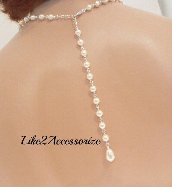 Backdrop Attachment Pearl Back Drop to Add to by Like2Accessorize