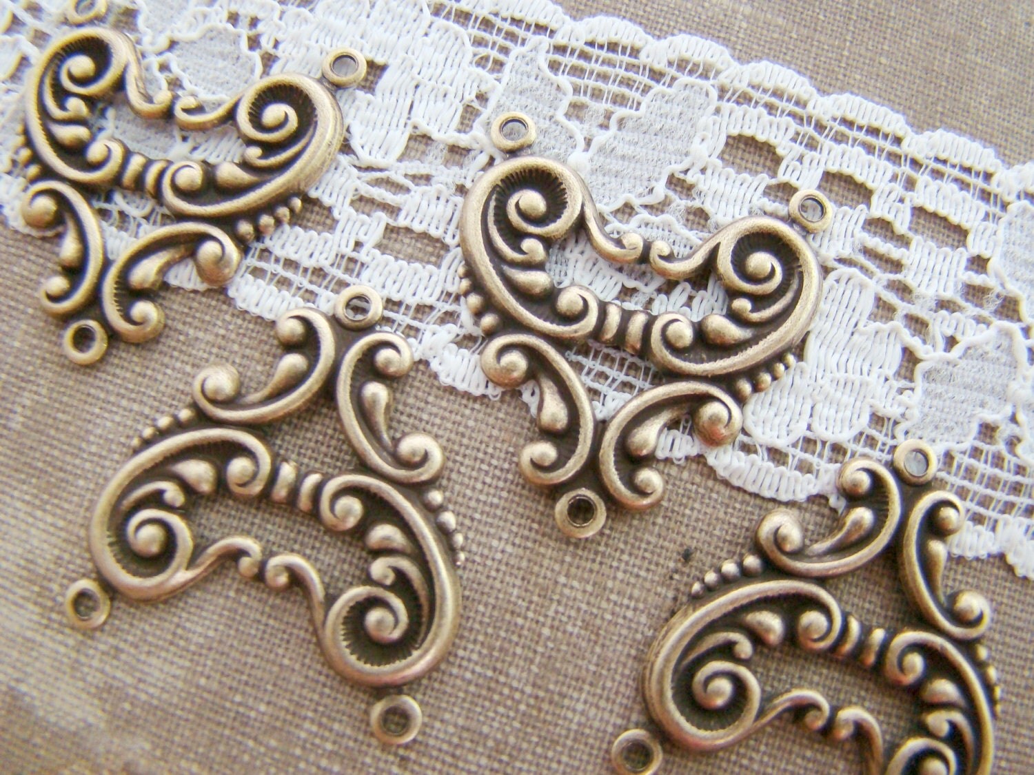 Ornate Victorian Scroll Vintage Style by alyssabethsvintage