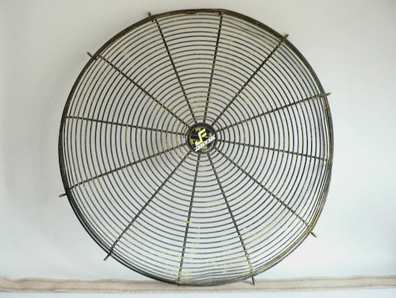 Large Industrial Fan Cage by LongSince on Etsy