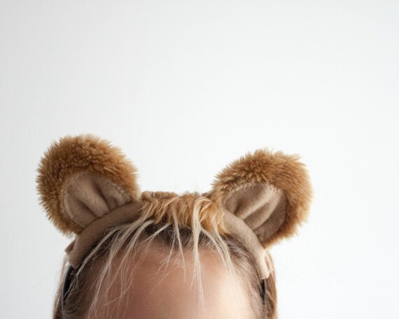 Lion Ears Headband Animal Ears Head Band Children's or