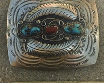 Popular items for turquoise belt buckle on Etsy