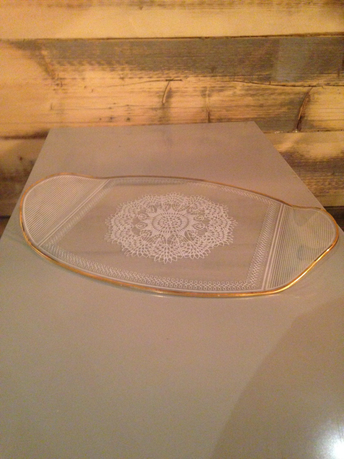 Delicate Glass Serving Tray – Haute Juice