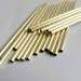 50pcs Cut Raw Brass Tube Cylinder Shape Beads 100mm x 4mm