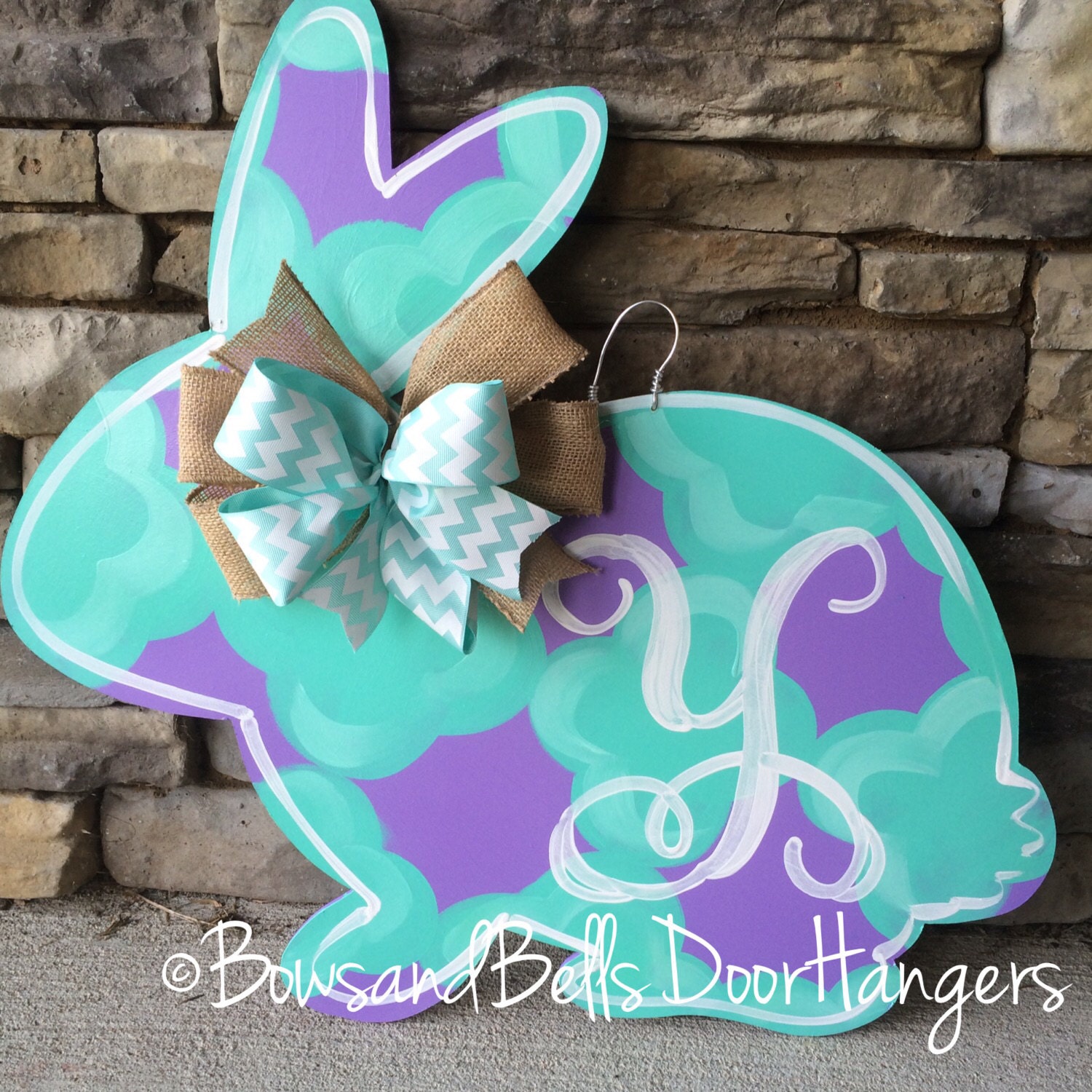 Easter door hanger spring door hanger bunny door hanger