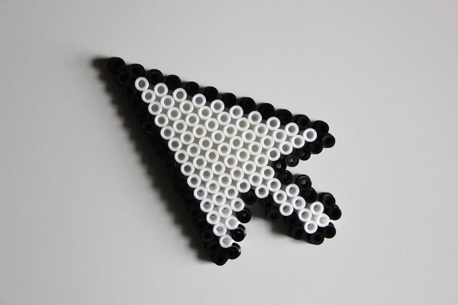 Pixel Computer Icon Perler Bead Magnet by naomigeorgedesigns