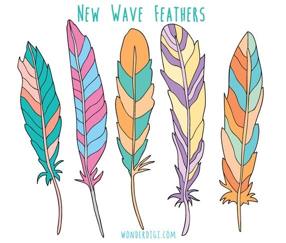 Aztec Feather Clipart Hand