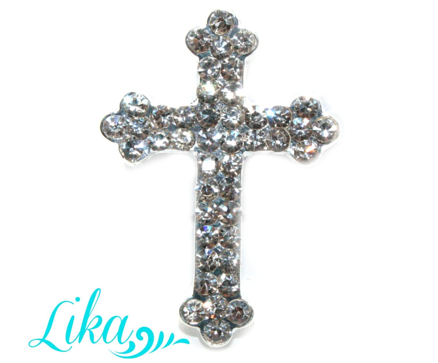 Rhinestone Button Cross Rhinestone Flatback Rhinestone