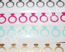 Unique diamond decal related items | Etsy