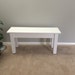 White Farmhouse Bench / Dinning Bench / Entry Bench