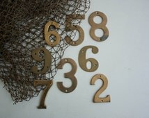 Popular items for rustic table numbers on Etsy