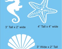 Popular items for shell stencils on Etsy