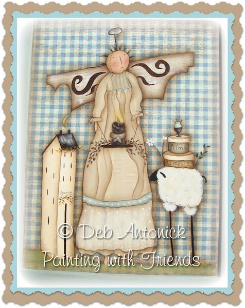 Prim Angel Home email pattern packet by Deb Antonick