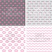 Valentine's day Digital Paper love Background by LagartixaShop