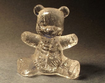 Popular items for glass teddy bear on Etsy