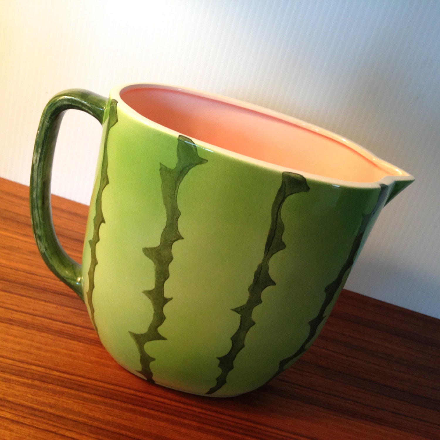 Vintage watermelon ceramic serving pitcher – Haute Juice