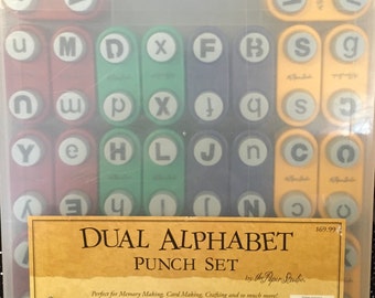 Popular items for alphabet punch sets on Etsy