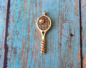 Tennis charm | Etsy