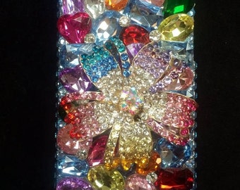 Decorated phone case | Etsy
