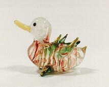 Unique glass duck figurine related items | Etsy