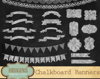 Chalkboard Baby Zoo Animals Clipart Set Jungle Safari