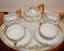 Popular items for limoges tea set on Etsy