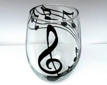 Popular items for painted music notes on Etsy