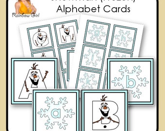 Popular items for olaf alphabet on Etsy