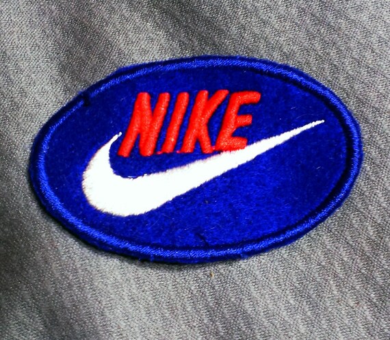 Vintage Rare Nike Swoosh Embroidered Iron-on Patch 3''
