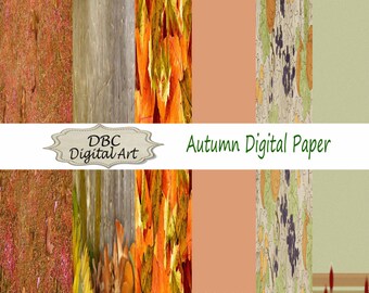 Clouds digital paper 12 x 12 Yellow and Green by DBCDigitalArt