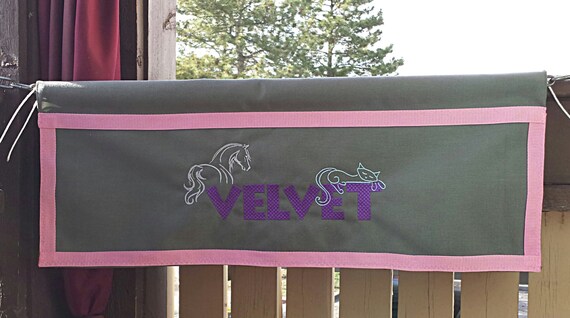 Stall Guard / Door Banner / Stable Aisle Guard by ManeAlternative