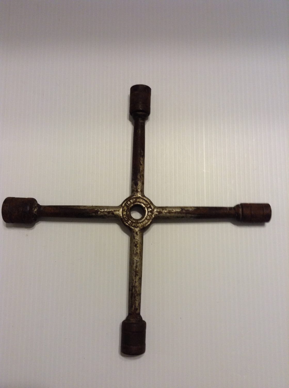Antique Four-Way Lug/Socket Wrench by ImbodenMarket on Etsy