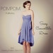 PDF Sewing Pattern Convertible Dress Sassy Hem by PomPomPatterns