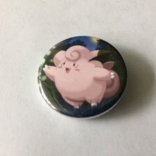 Pokemon Clefairy 1.25" Pinback Button - TCG Card Pin