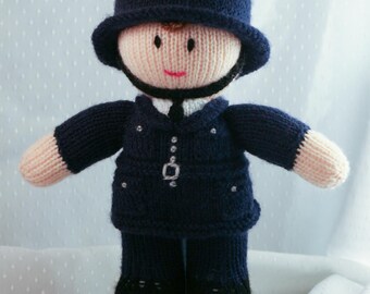 Popular items for knitted policeman on Etsy
