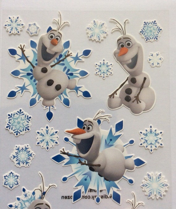 Items similar to Olaf sticker sheet - Disney - Frozen - Warm Hugs on Etsy