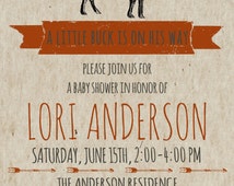 Popular items for buck baby shower on Etsy