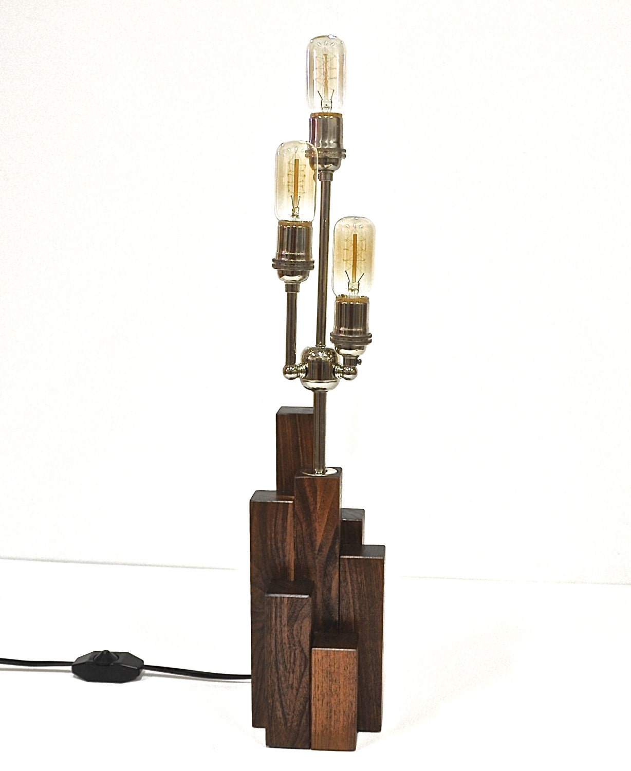 Metropolitan Modern Table Lamp Edison Style Bulbs
