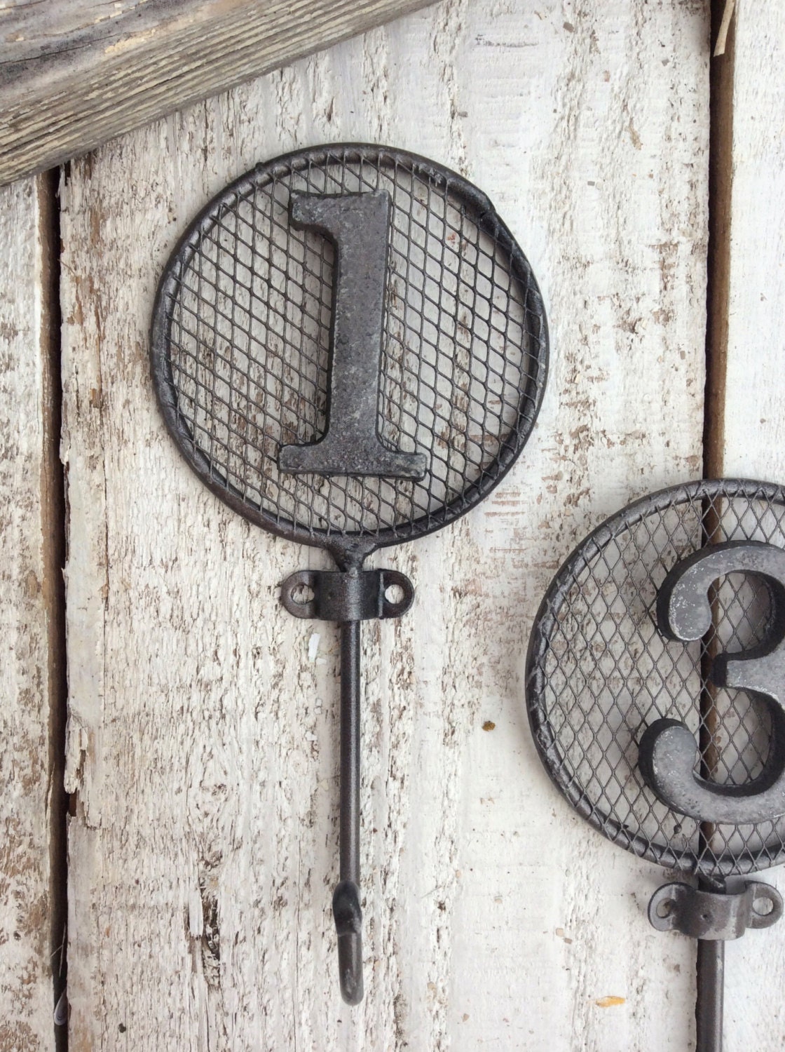 Number Hooks Wall Hooks Nursery Room Children's Room