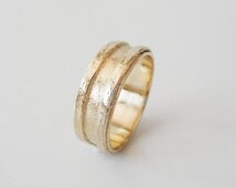 Popular items for rustic gold rings on Etsy