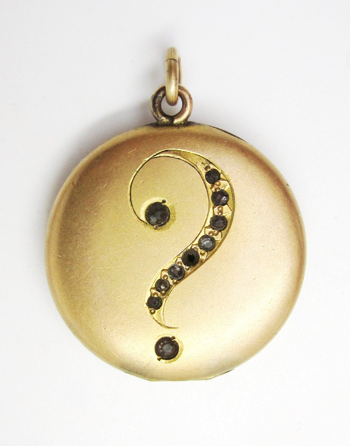 Rare Question Mark Antique Victorian Locket Pendant – Haute Juice