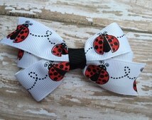 Unique ladybug hair bow related items | Etsy