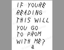 Popular items for prom invitations on Etsy