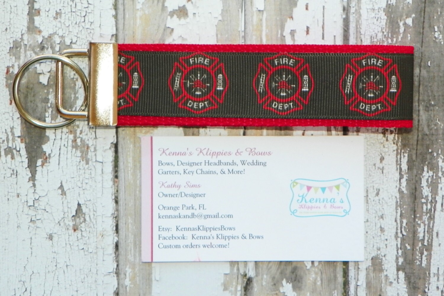 Fire Department Key Chain, Fire Fighter Key Chain, EMT Key Chain ...