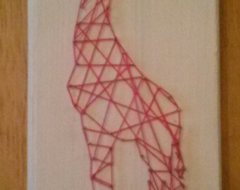 Giraffe string art | Etsy