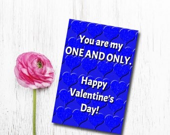 Printable Penguin Valentine's Day Card I think