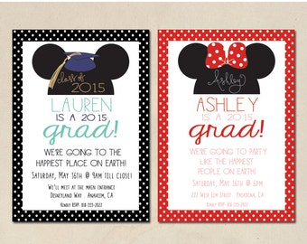 Unique mickey graduation related items | Etsy